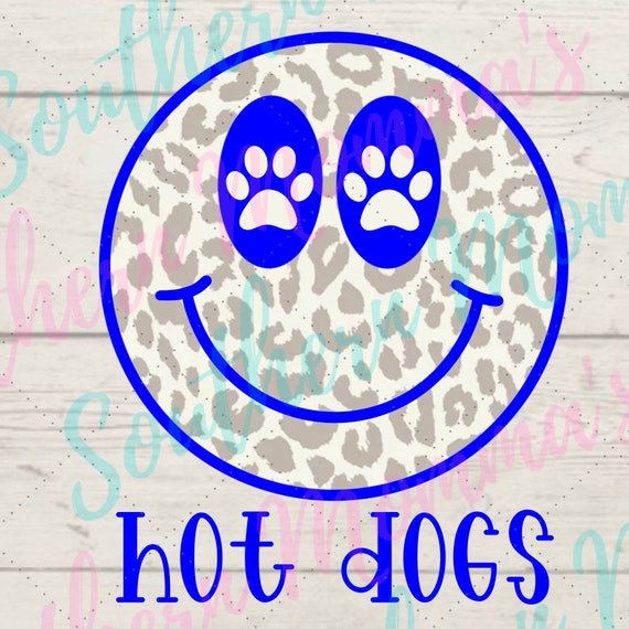 Hot Dogs Smiley Face Sublimation PNG File - Etsy