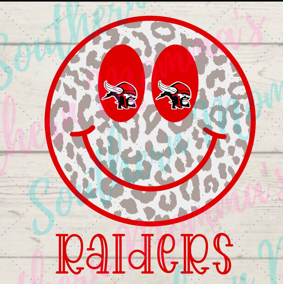 Raiders Smiley Face Sublimation PNG File - Etsy