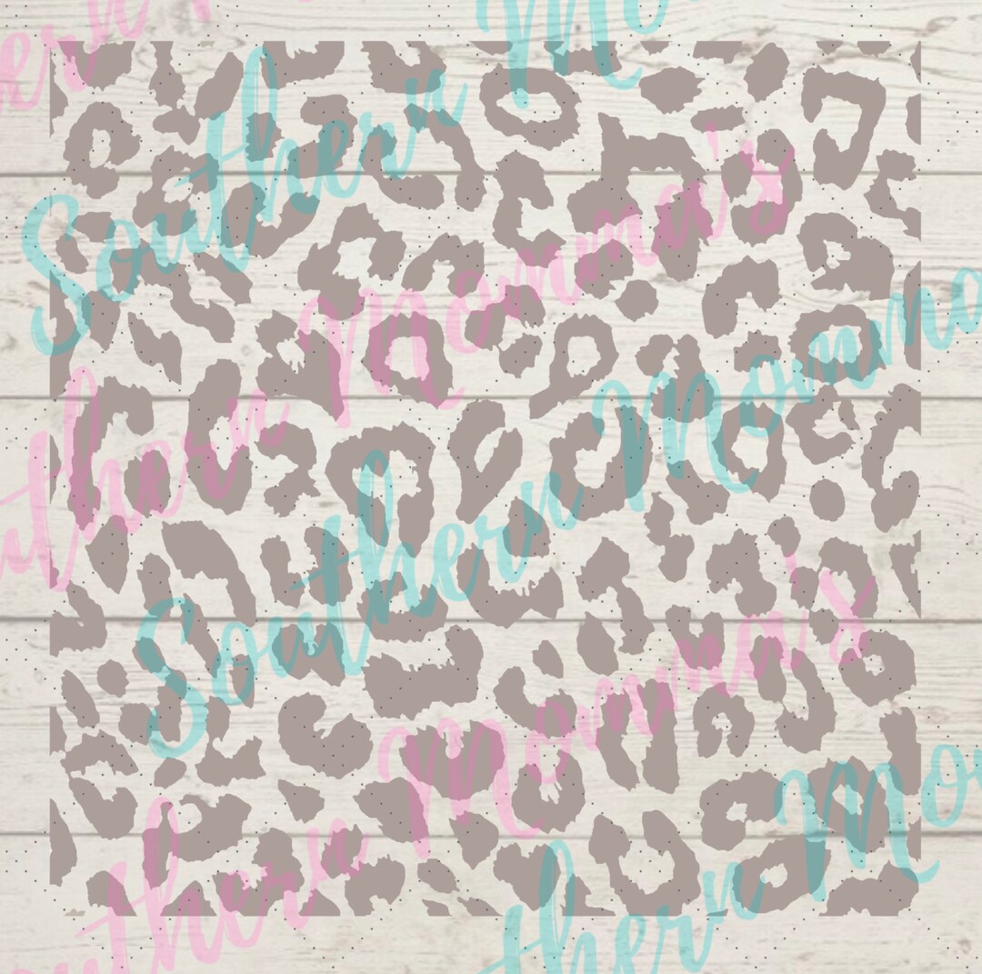 Leopard Print Background Sublimation Png File - Etsy