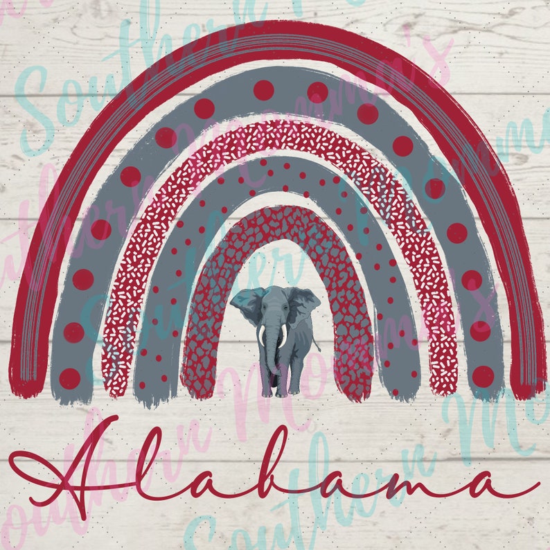 Alabama Rainbow Sublimation PNG File - Etsy