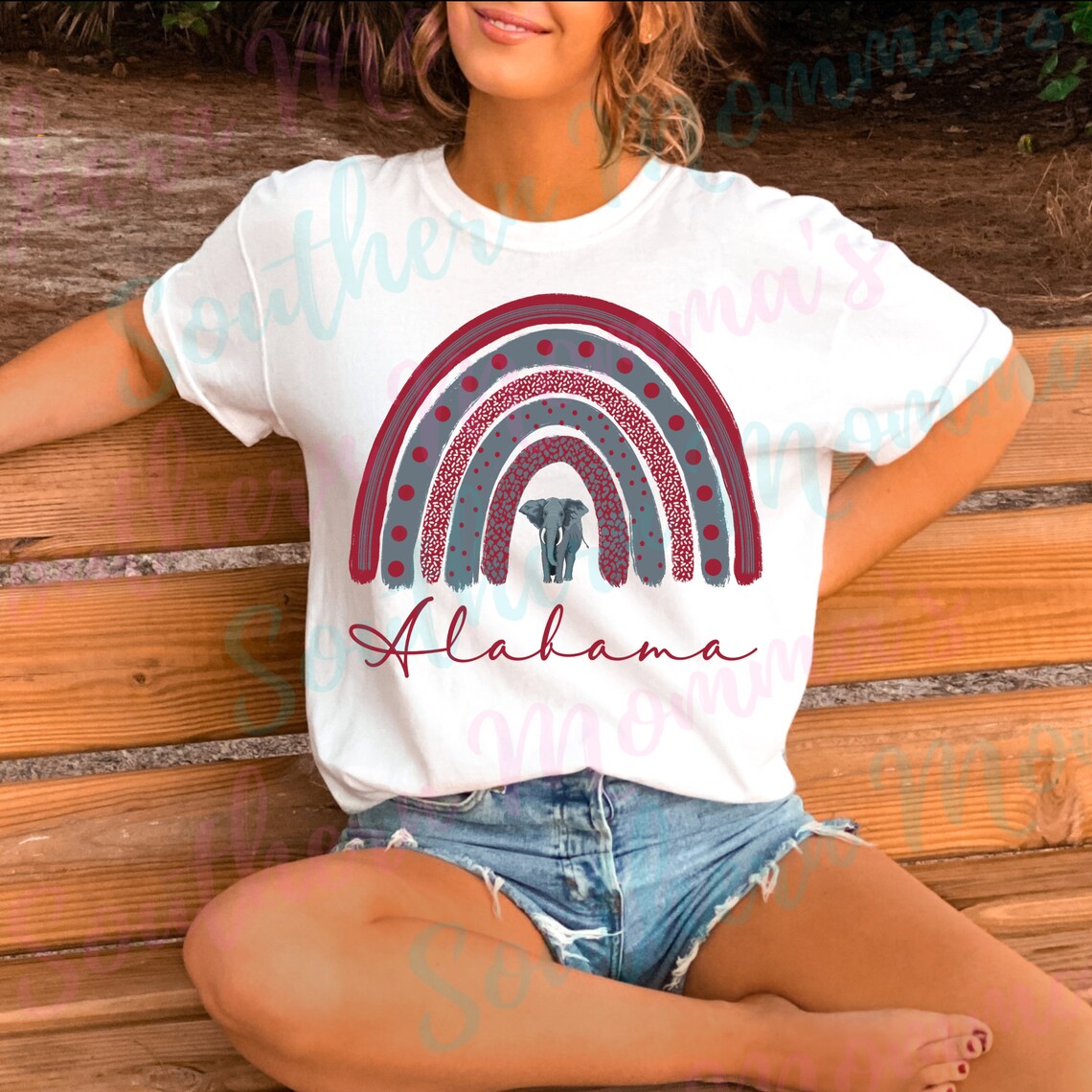 Alabama Rainbow Sublimation PNG File - Etsy