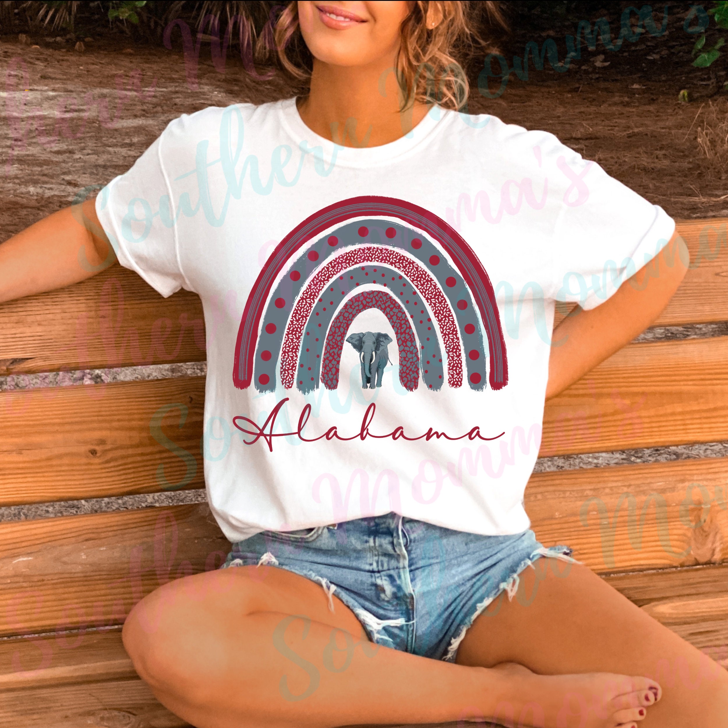 Alabama Rainbow Sublimation PNG File - Etsy