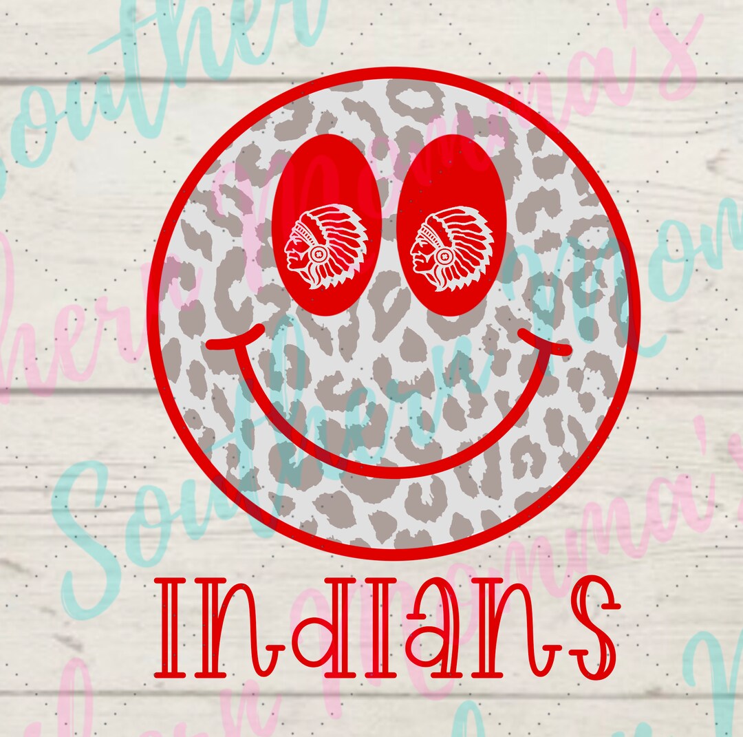 Indians Smiley Face Sublimation PNG File - Etsy