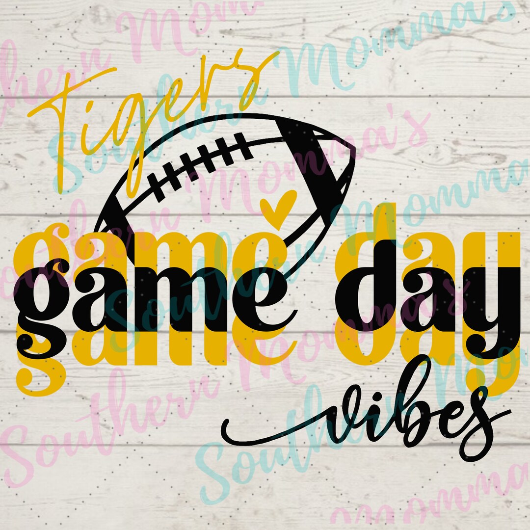 Tigers Game Day Sublimation PNG File - Etsy