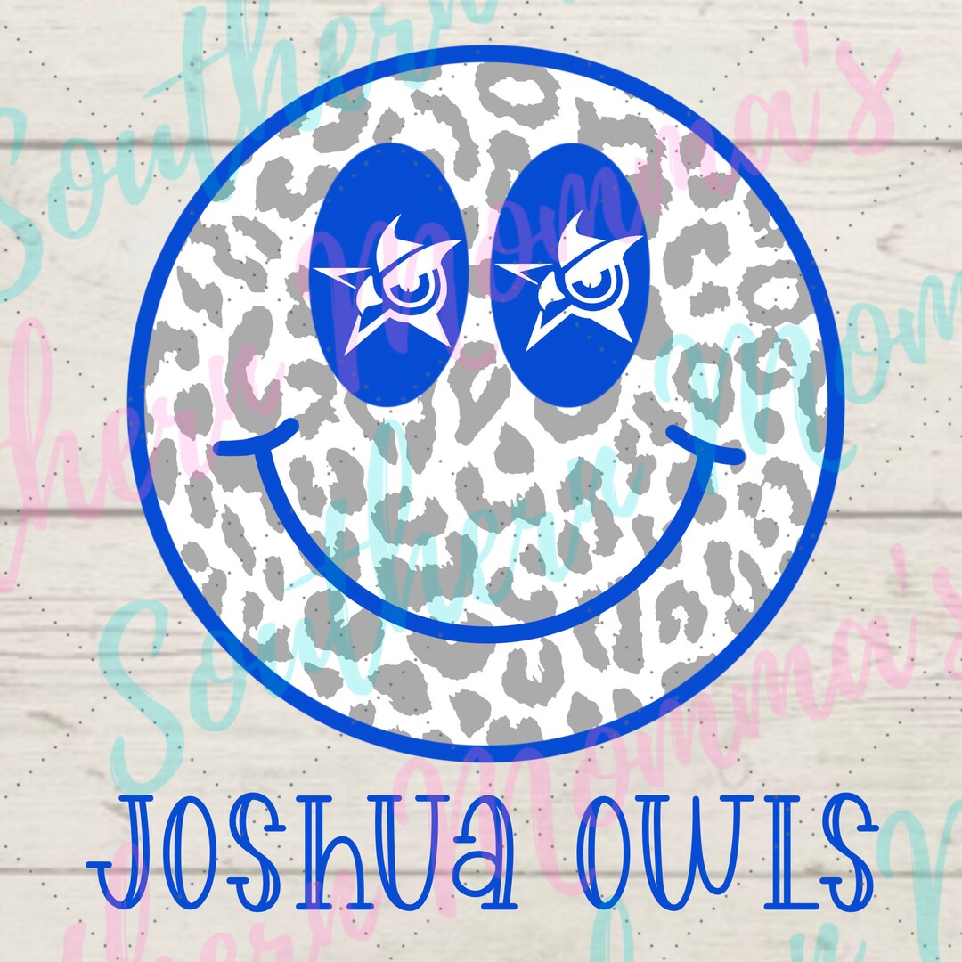 Joshua Owls Smiley Face Sublimation PNG File Instant Download - Etsy