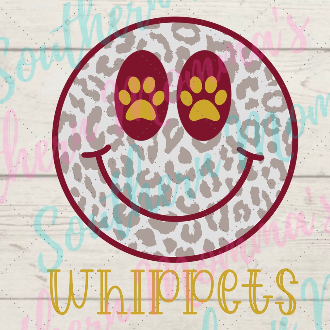 Whippets Smiley Face Sublimation PNG File - Etsy