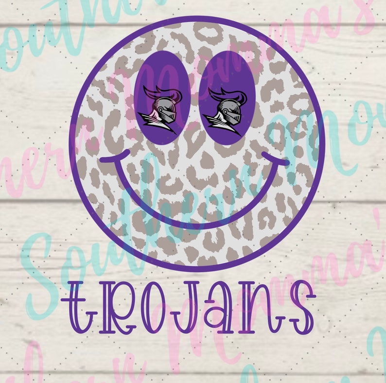 Trojan Smiley Face Sublimation PNG File - Etsy