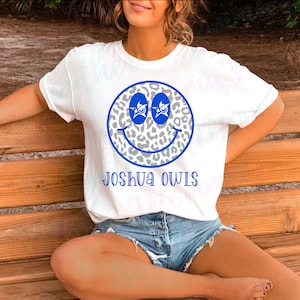 Joshua Owls Smiley Face Sublimation PNG File Instant Download - Etsy