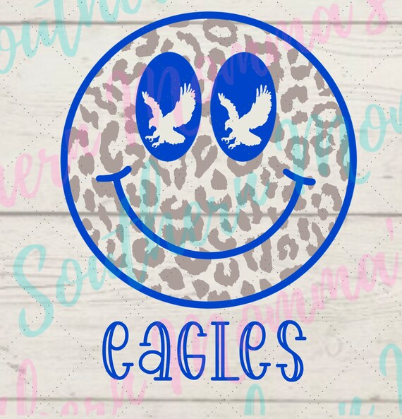 Eagles Smiley Face Sublimation PNG File - Etsy