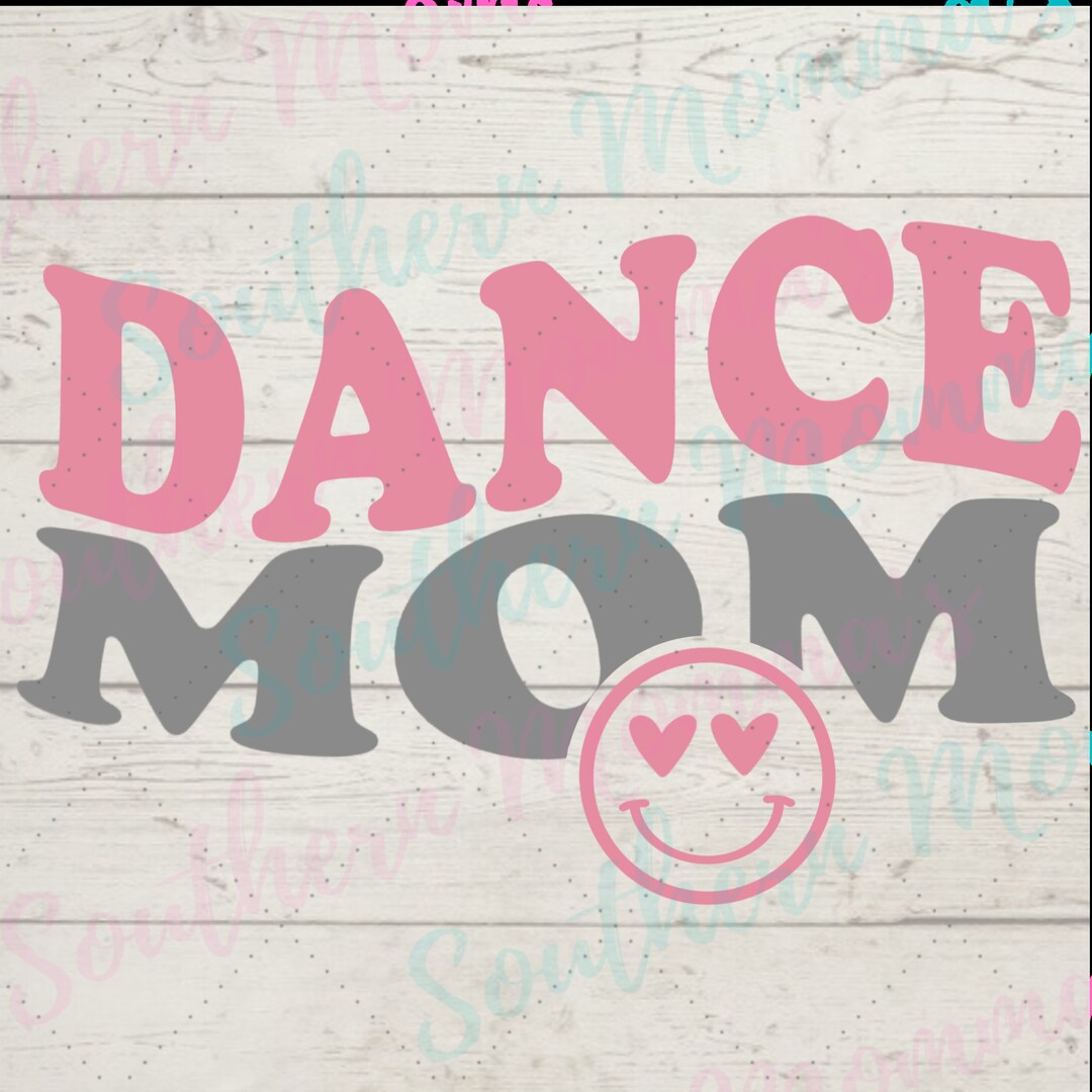Dance Mom Smiley Face Sublimation PNG Instant Download - Etsy