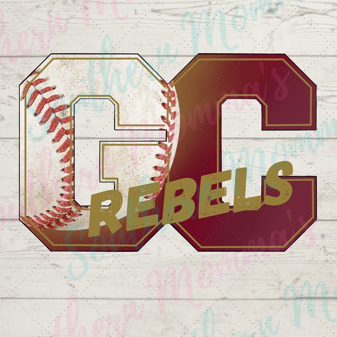 GC Rebels Baseball Sublimation Png File - Etsy