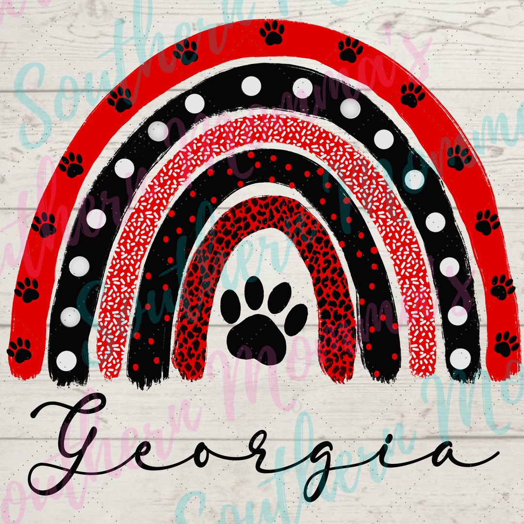 Georgia Rainbow Sublimation PNG File - Etsy