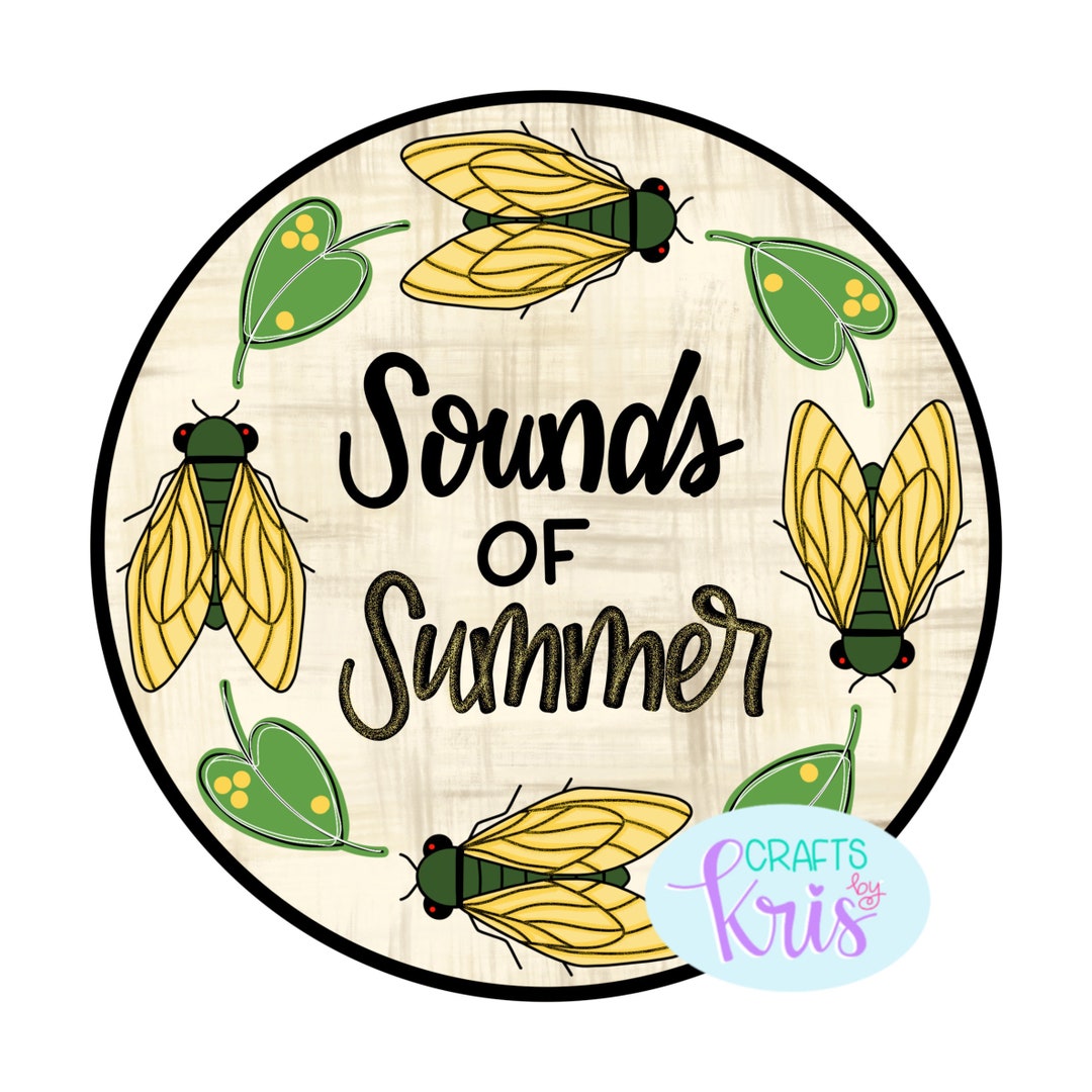 TEMPLATE DIGITAL FILE Cicada Door Hanger Template for Makers, Cicada ...