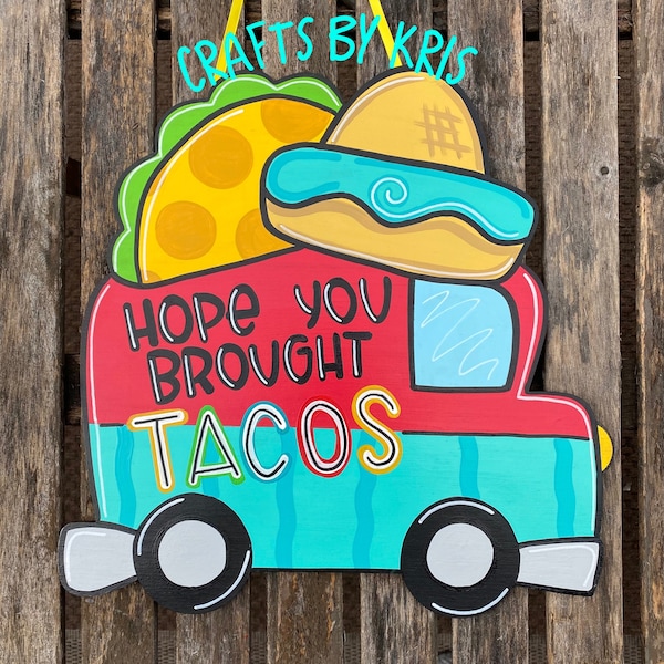 Taco Door Decor - Etsy
