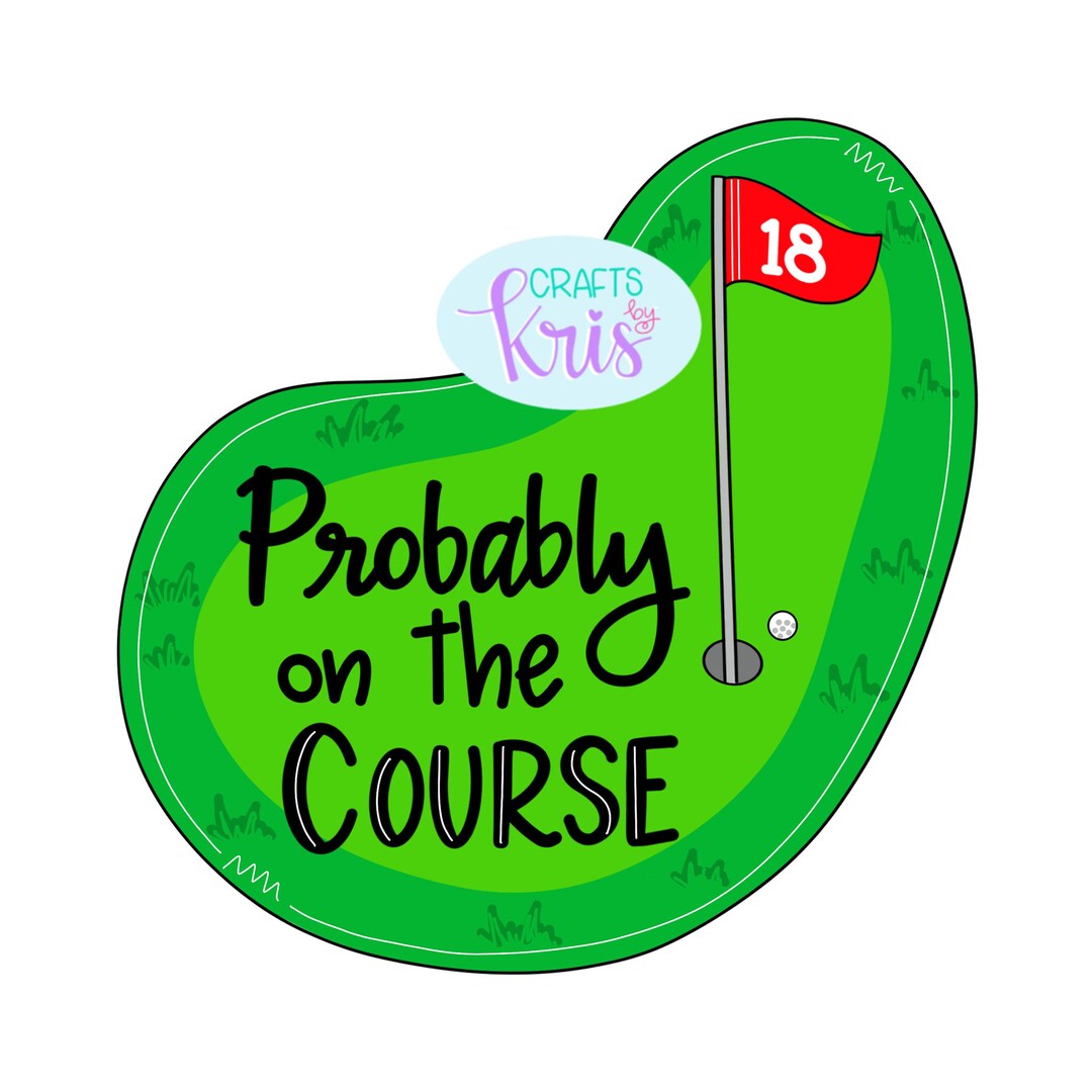 TEMPLATE *DIGITAL FILE* - Golf Door Hanger Template for Makers, Golfing ...