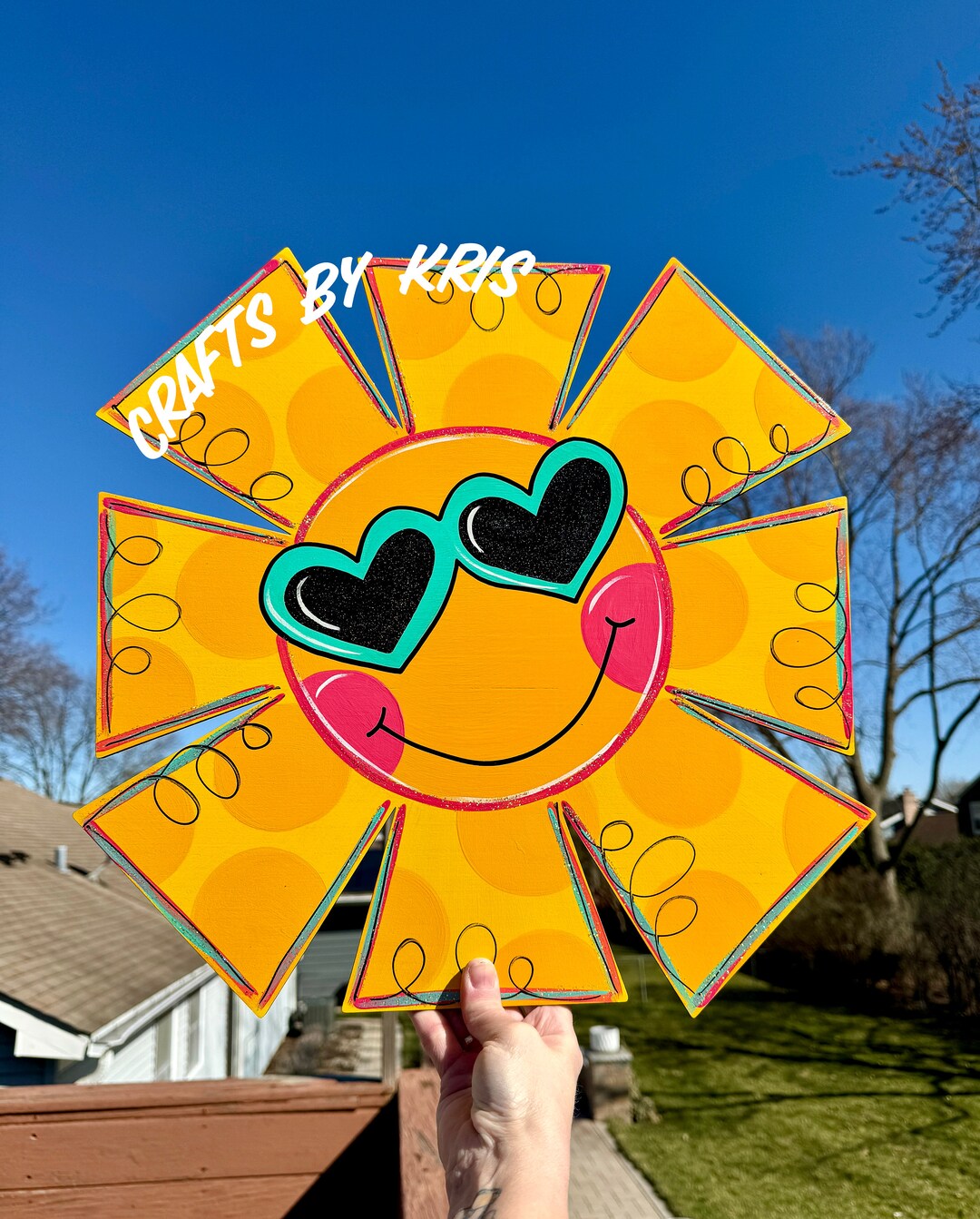 Summer Door Hanger, Sunshine Door Hanger, Sun Door Hanger, Welcome Sign ...