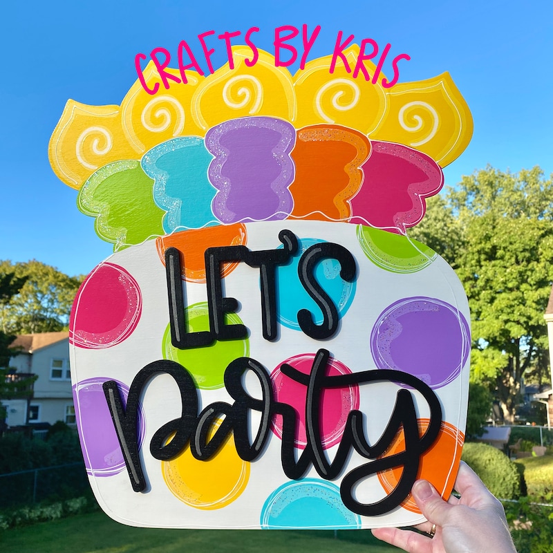 Happy Birthday Door Sign - Etsy