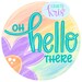 TEMPLATE *DIGITAL FILE* - Oh Hello There Door Hanger Template for ...