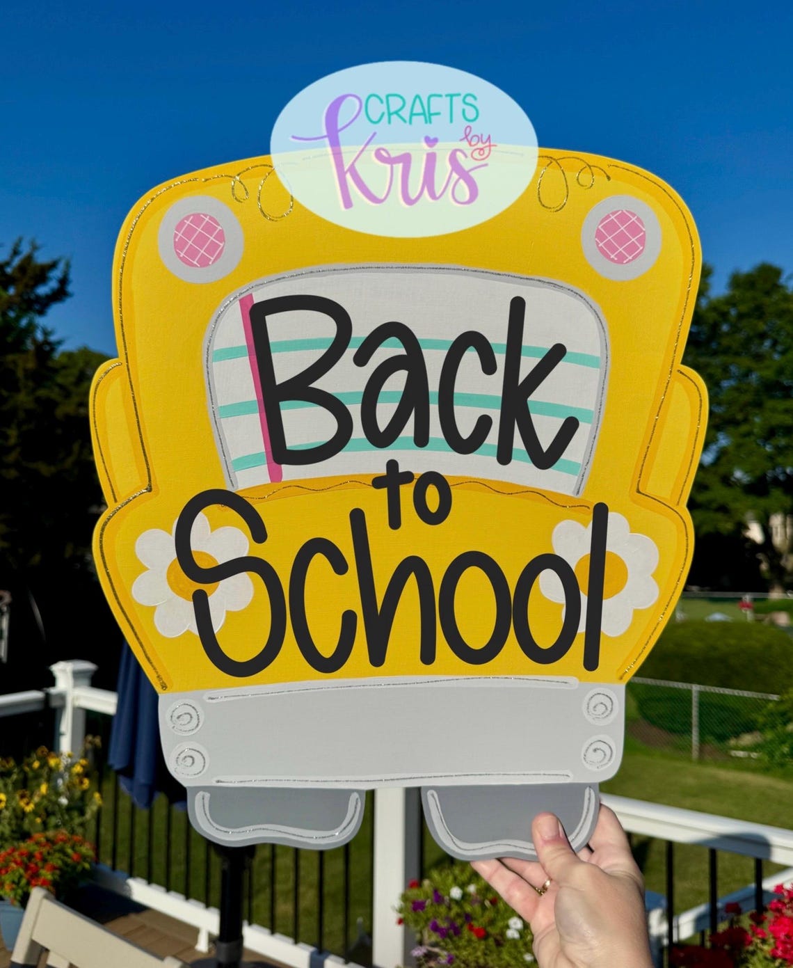 READY TO SHIP School Door Hanger, Teacher Door Hanger, Back to School ...