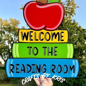 CUSTOM Teacher Door Hanger, Classroom Sign, Back to School Decoration ...