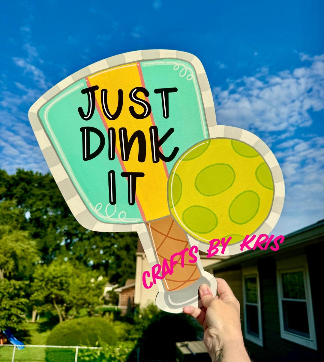 READY TO SHIP Pickleball Door Hanger, Pickleball Decor, Summer Sport ...