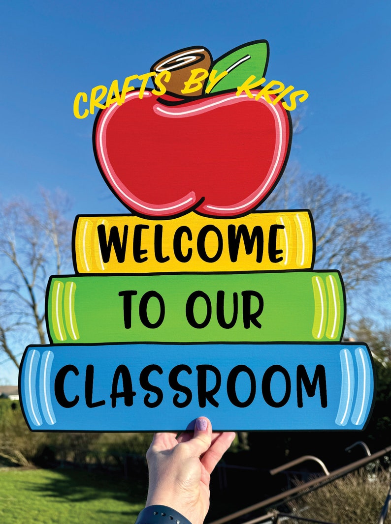 Teacher Door Hanger, Classroom Door Hanger, Back to School Decor ...