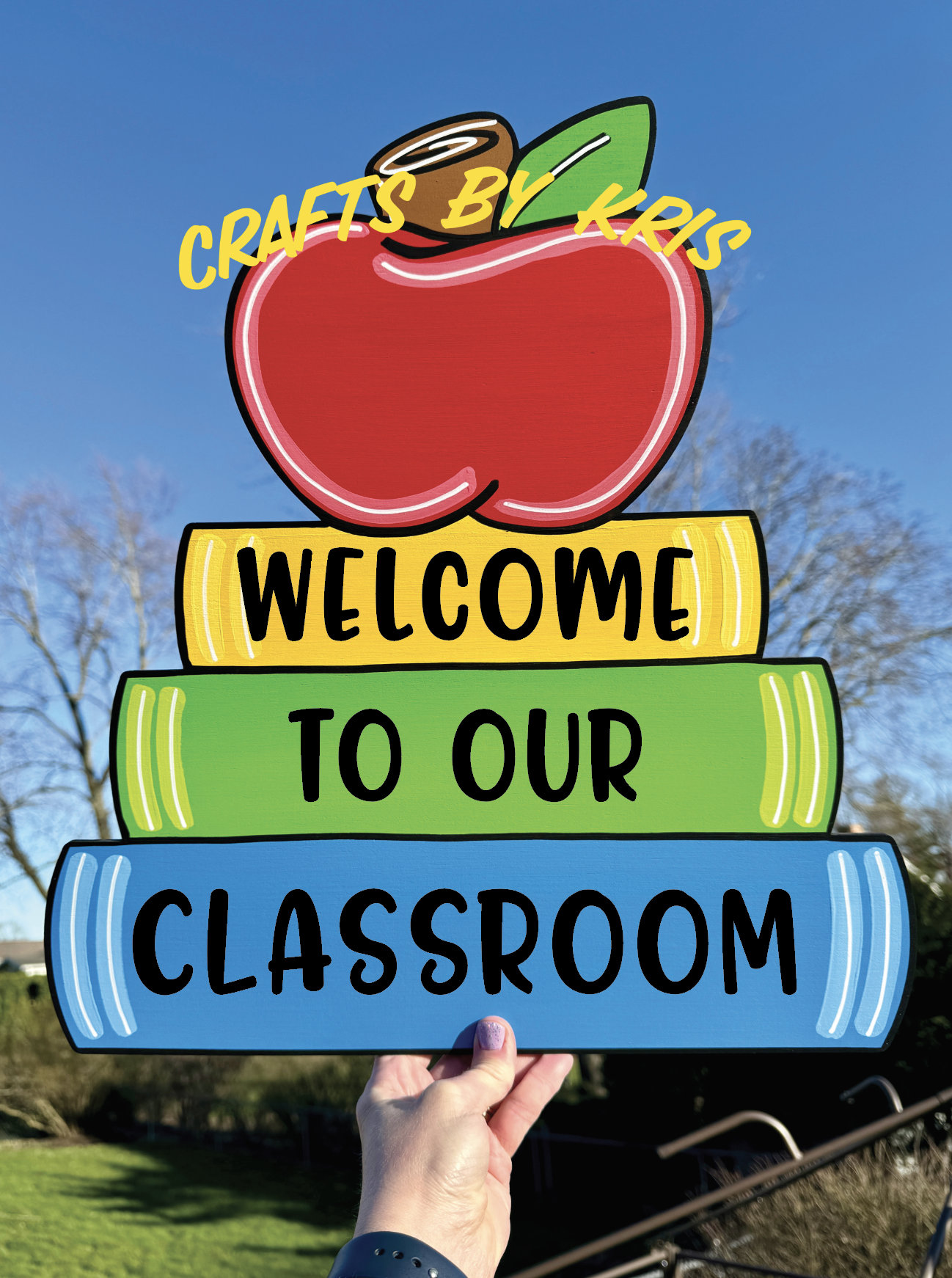 READY TO SHIP Teacher Door Hanger, Classroom Door Hanger, Back to ...