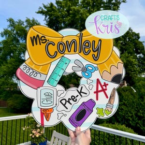 READY TO SHIP Teacher Door Hanger, Classroom Door Hanger, Back to ...