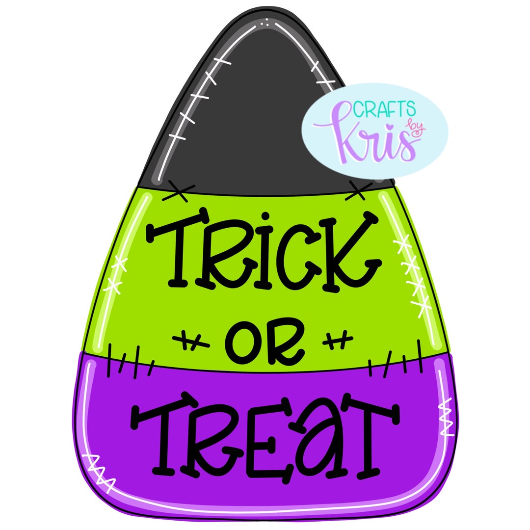 TEMPLATE *DIGITAL FILE* - Candy Corn Door Hanger Template for Makers ...