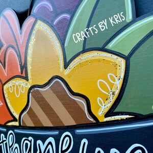 Thanksgiving Door Hanger, Thankful Door Hanger, Pilgrim Door Hanger ...