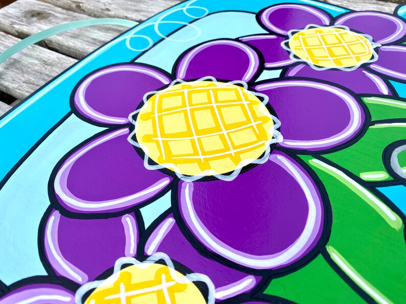 READY TO SHIP Spring Flower Truck Door Hanger Sign Welcome - Etsy