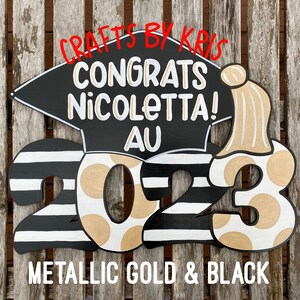 CUSTOM Class of 2025 Door Hanger, Class of 2026, Graduation Door Hanger ...