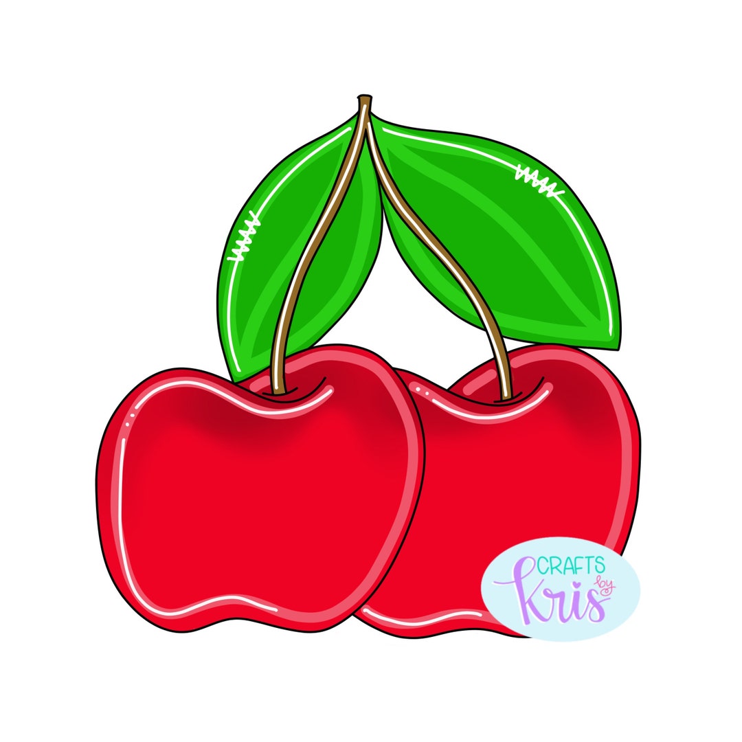 TEMPLATE DIGITAL FILE Cherries Door Hanger Template for Makers, Fruit ...