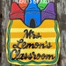 CUSTOM Crayon Door Hanger Sign, Teacher Door Hanger, Classroom Door ...