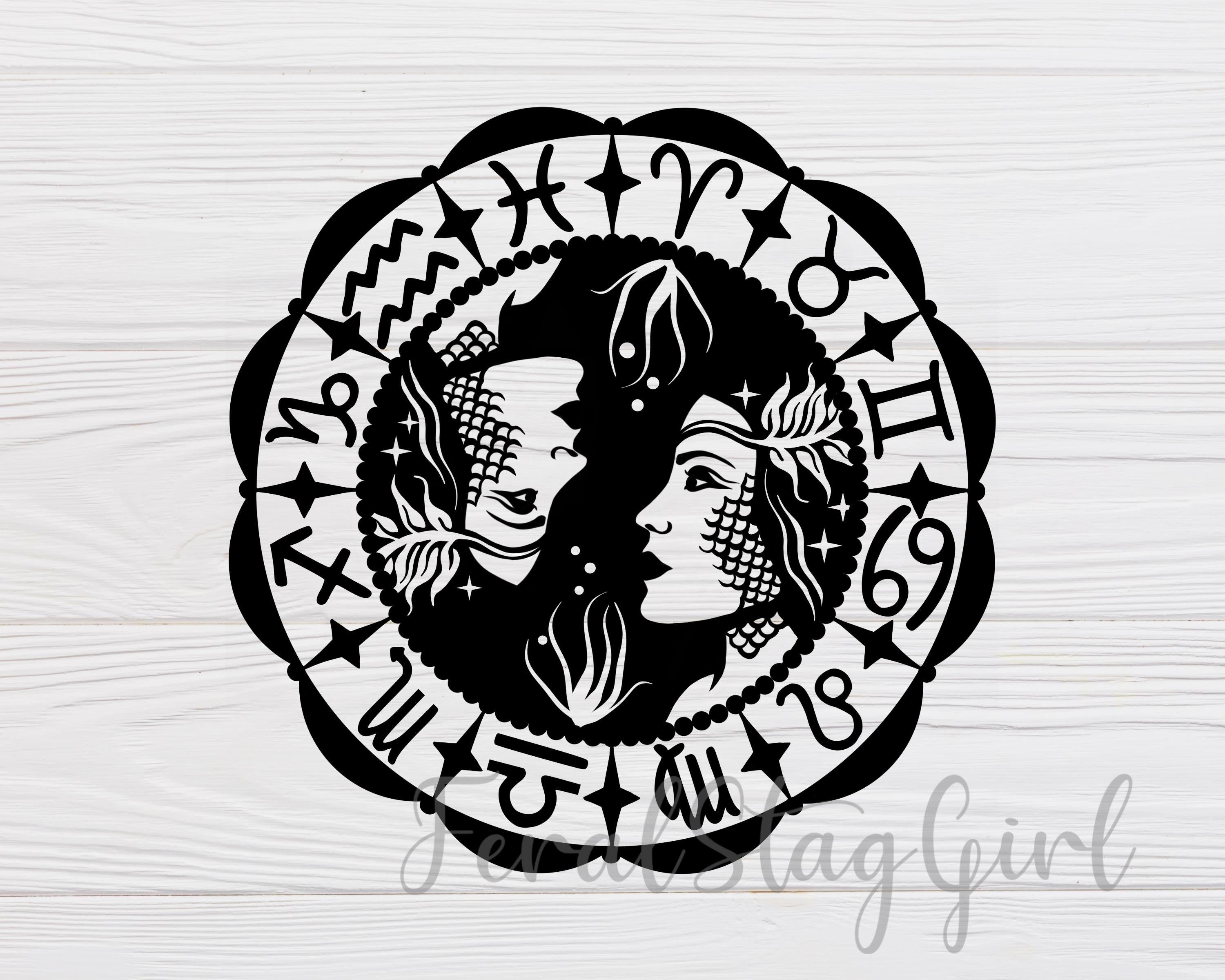Pisces SVG / Star Sign SVG / Astrology SVG / Zodiac Sign Svg ...