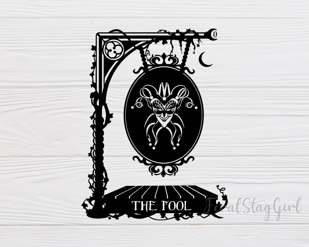 Tarot Card SVG / the Fool SVG / Fortune Teller SVG / Gothic Svg ...