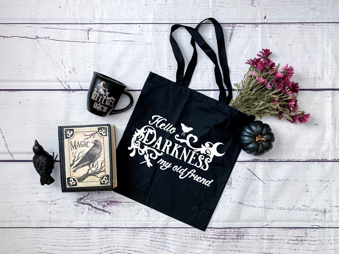 Hello Darkness SVG / Gothic Svg / Witchy Svg / Pdf / Png / - Etsy