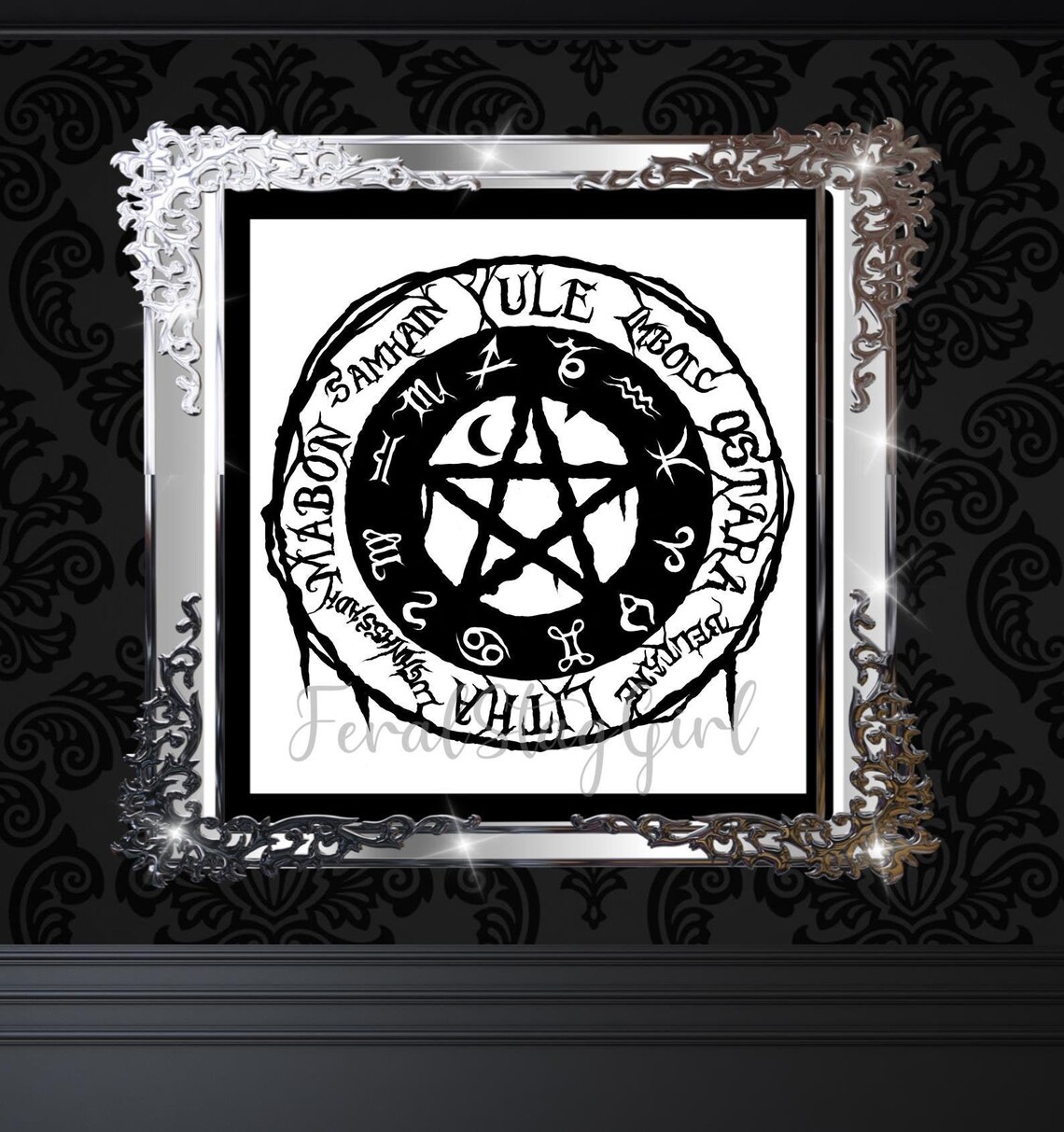 Wicca SVG / Pagan SVG / Wheel of the Year Svg / Calendar Svg ...