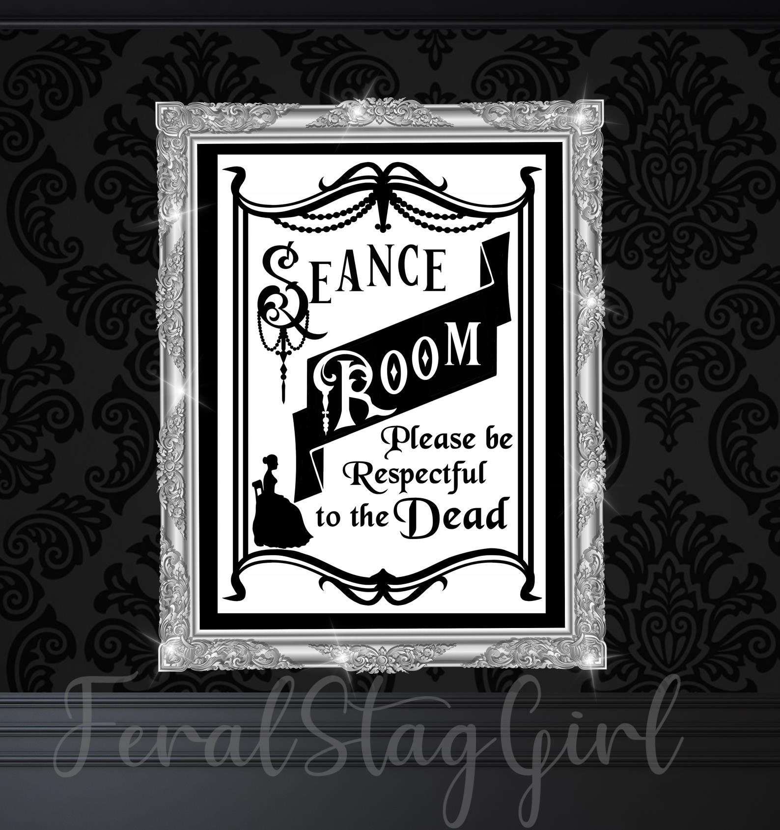 Seance SVG / Victorian Gothic SVG / Ouija Svg / Door Sign SVG / Wall ...