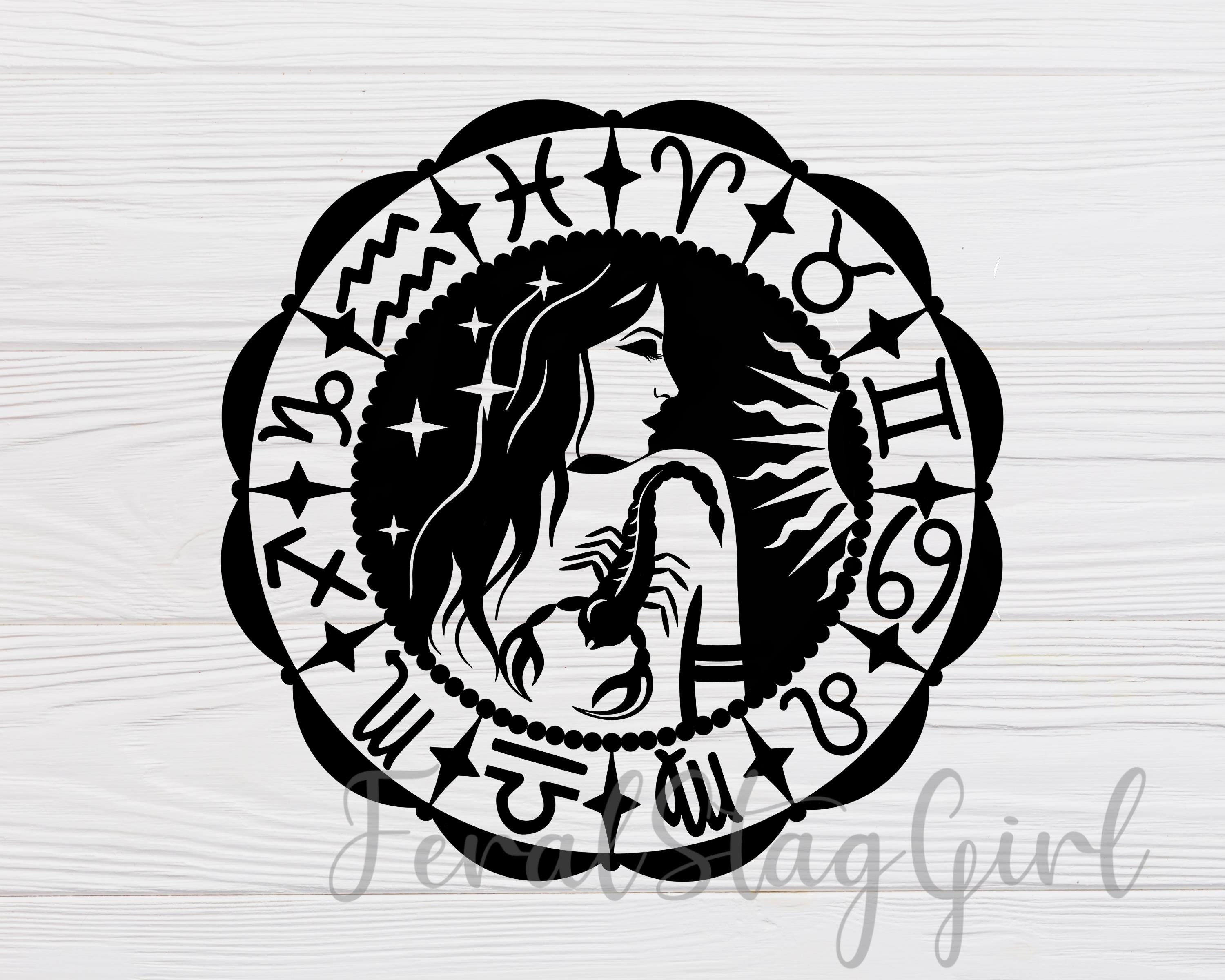 Scorpio SVG / Horoscope SVG / Astrology SVG / Star Sign Svg / - Etsy