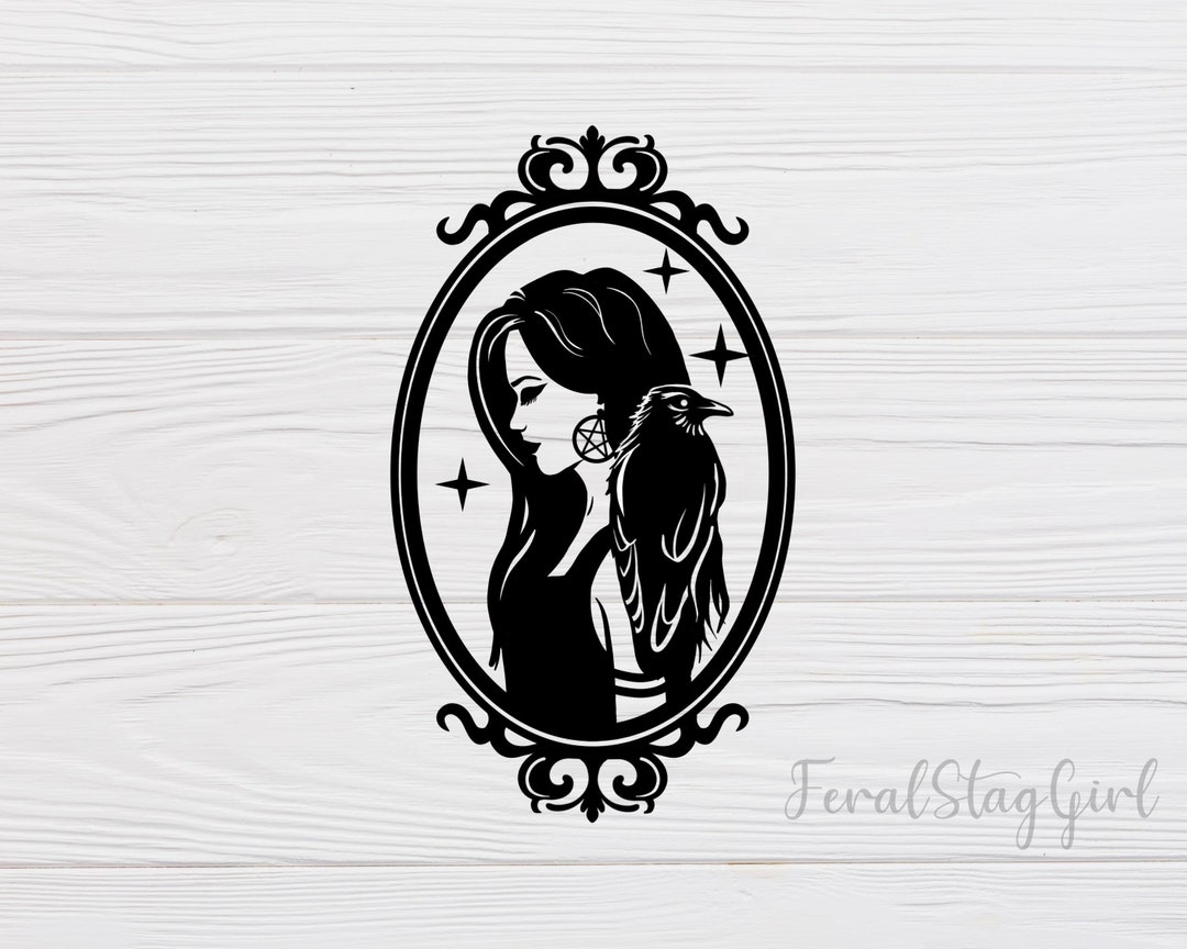 Gothic SVG / Pagan SVG / Raven SVG / Bird Svg / Witch Svg / Goth Svg ...
