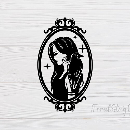 Witch SVG / Halloween SVG / Gothic SVG / Cricut Cutting File / - Etsy