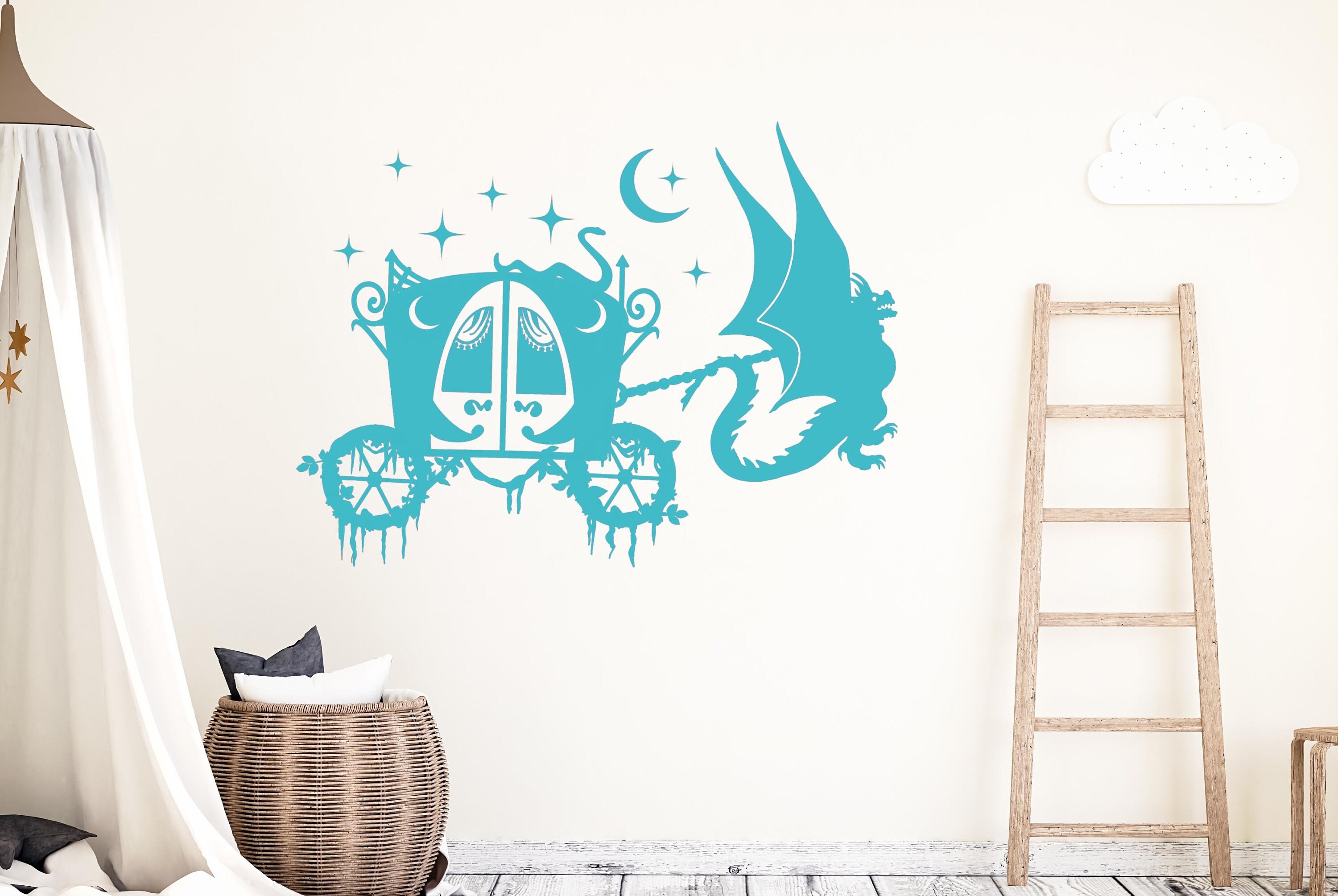 Princess Carriage SVG / Gothic Carriage SVG / Dragon SVG / Kids Bedroom ...