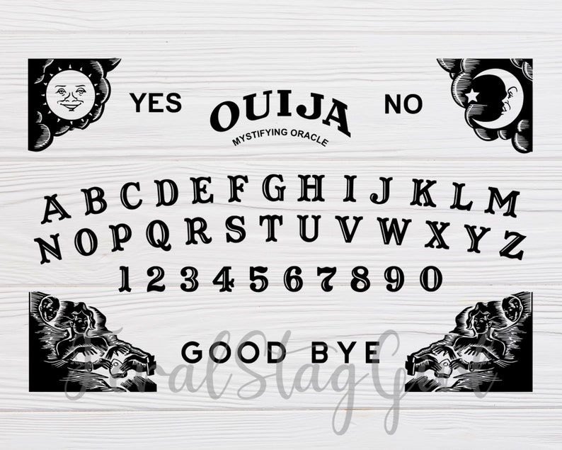 Classic Ouija Board SVG / PNG / PDF / Cricut Cutting File / Digital ...