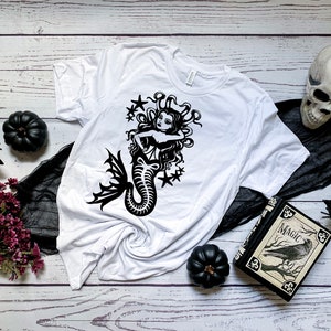 Mermaid Skeleton SVG / Gothic Mermaid SVG / Png / Cricut Cutting File ...