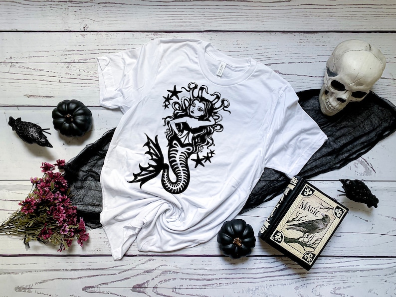 Mermaid Skeleton SVG / Gothic Mermaid SVG / Png / Cricut - Etsy