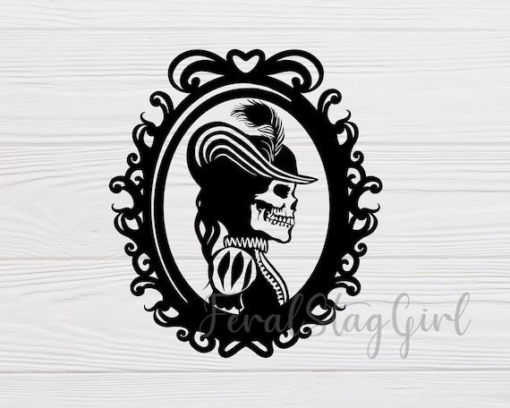 Gothic Skull SVG / Gothic SVG / Victorian Lady SVG / Skull | Etsy