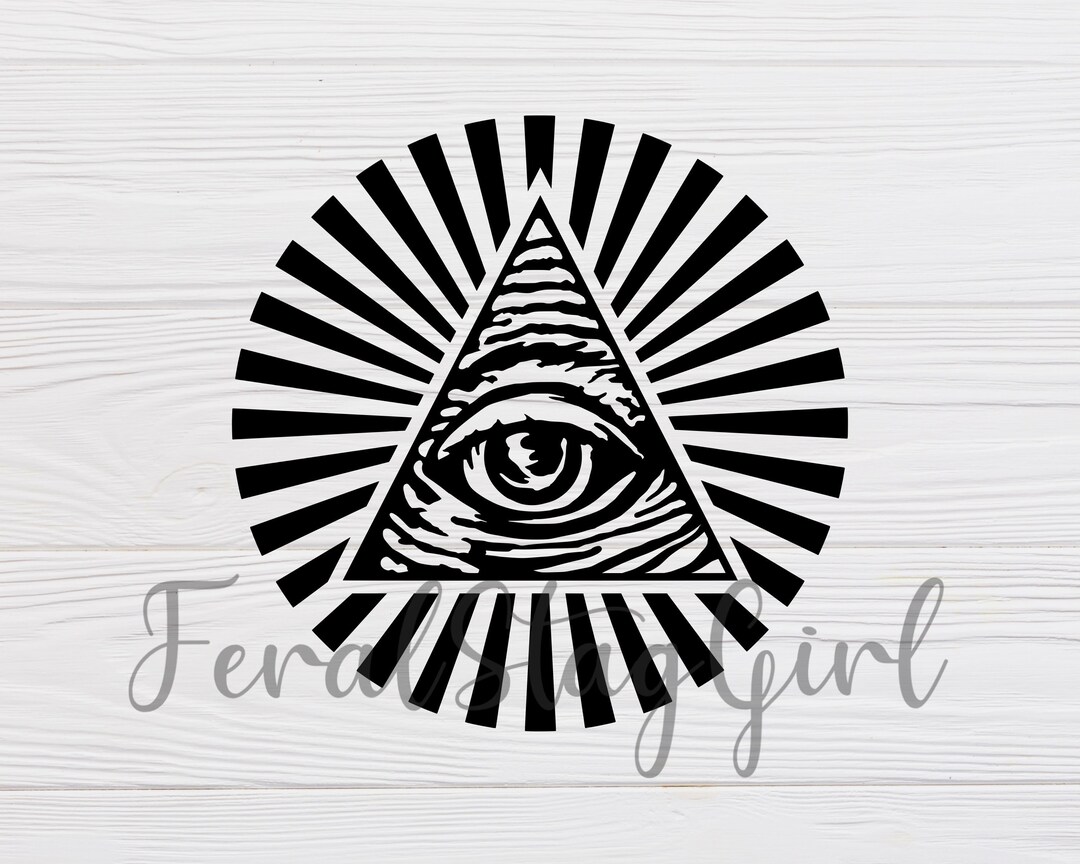 Eye of Providence SVG / All Seeing Eye SVG / Gothic Svg / Conspiricy ...