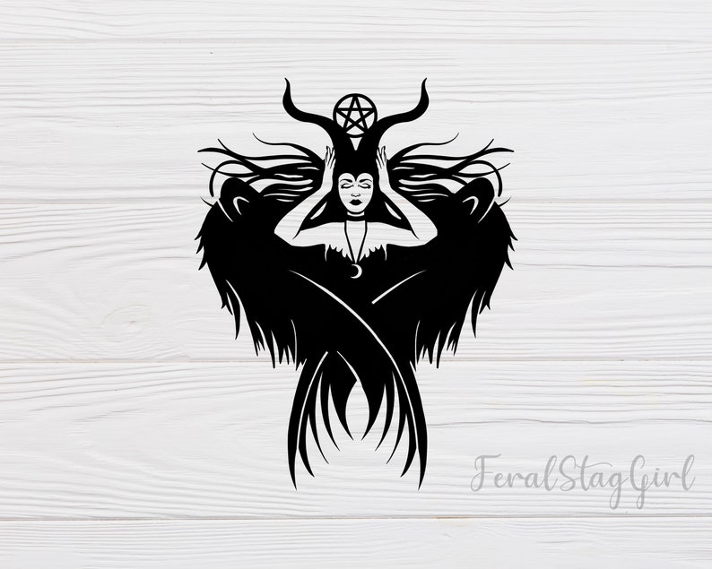 Gothic svg / pagan svg / witch svg / angel svg / pdf / cricut | Etsy