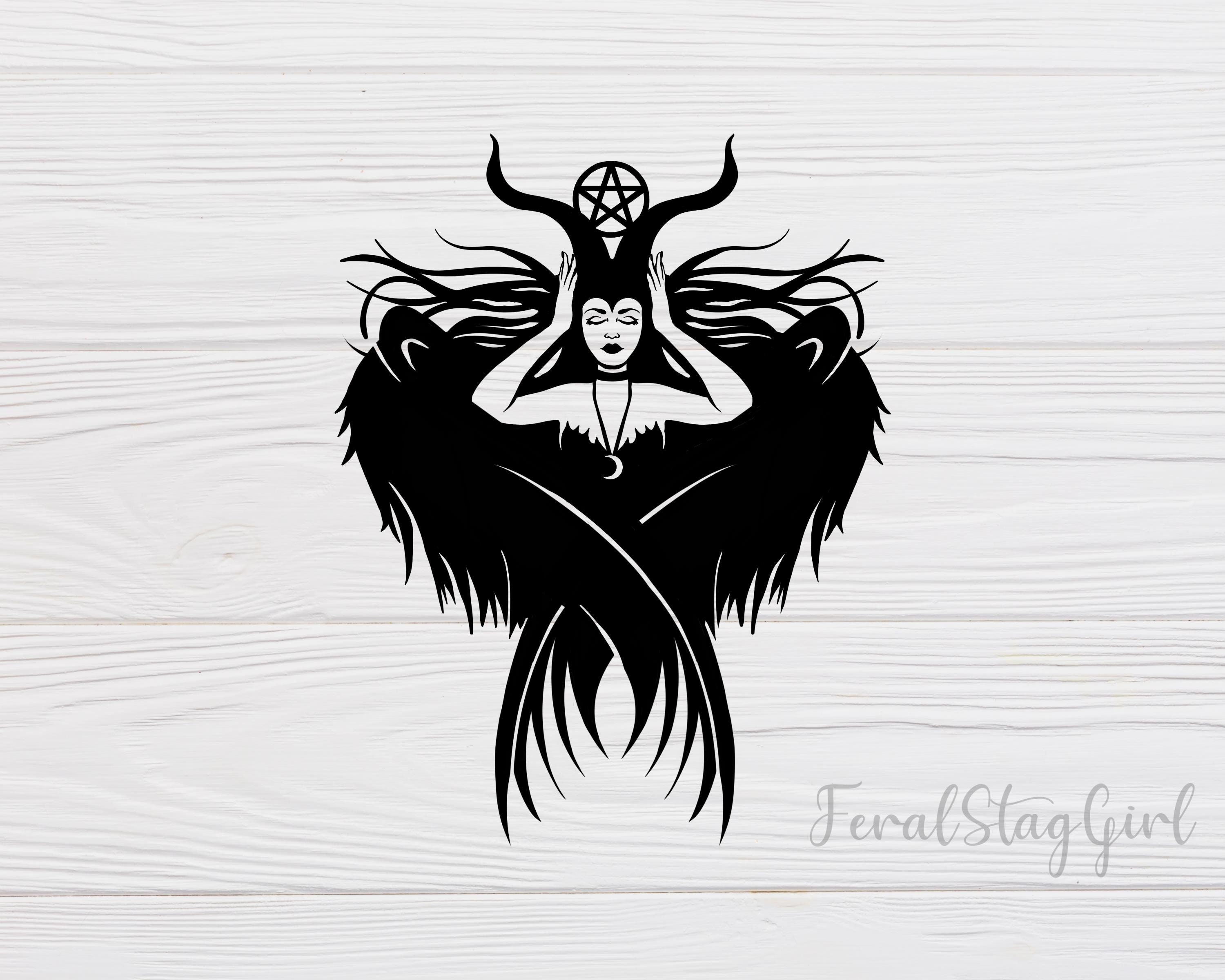 Gothic svg / pagan svg / witch svg / angel svg / pdf / png / - Etsy México